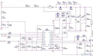 16脚双路驱动芯片OZ9902CGN电路图
